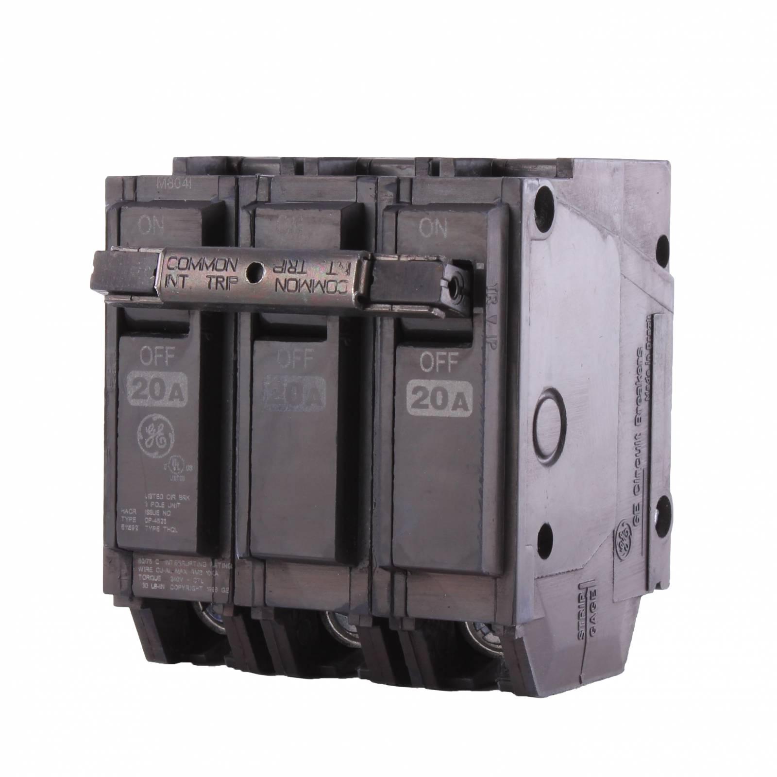 Ge thql32020 interruptor t enchufable 3p 20a 240vac - Sears