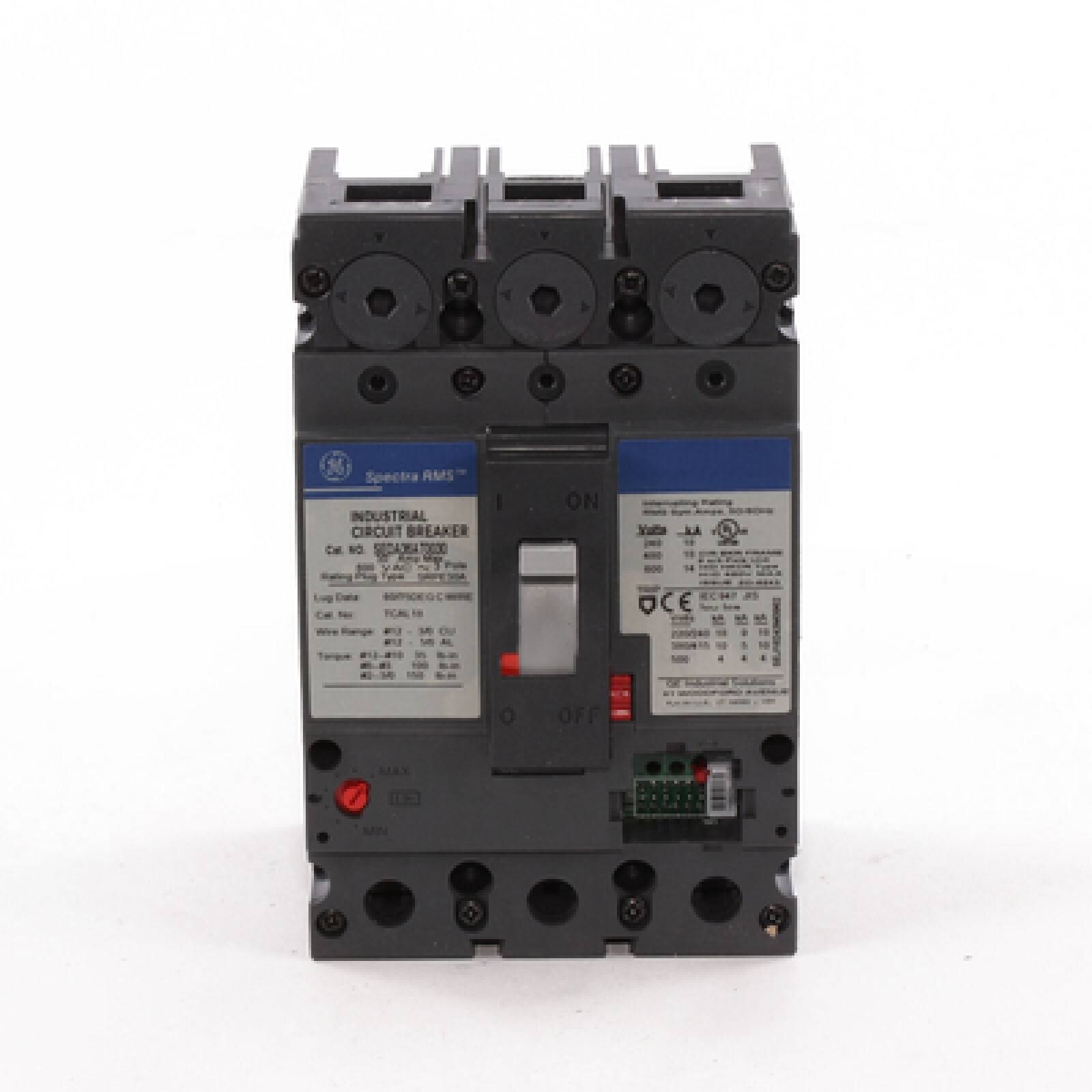 GE SEDA36AT0030 MARCO INT SPECTRA SED 3P 30A 480VAC