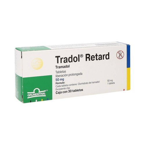Tradol Retard 50 Mg Caja 30 Tabletas