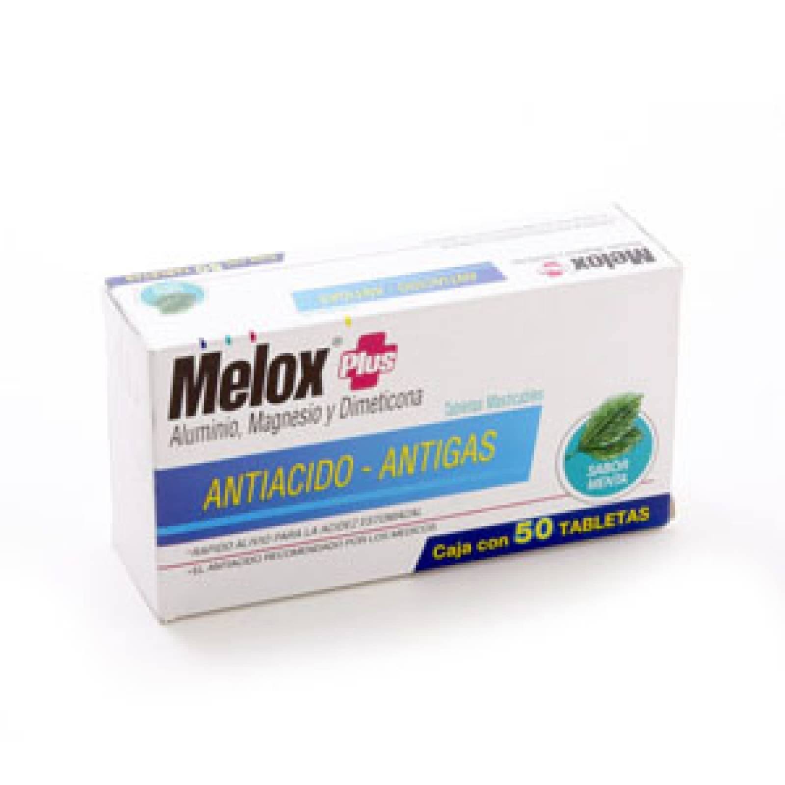 MELOX PLUS TABLETAS SABOR MENTA C50
