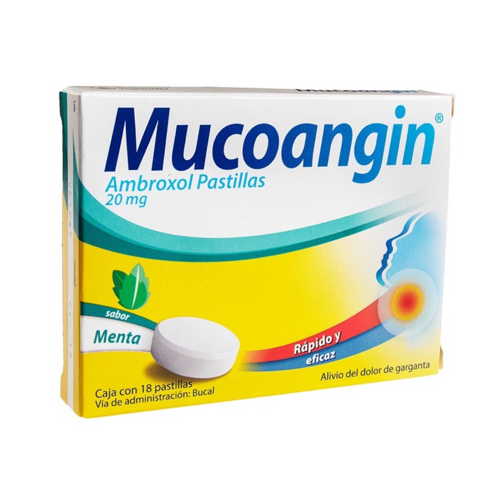 MUCOANGIN PASTILLAS MENTA 20MG C18