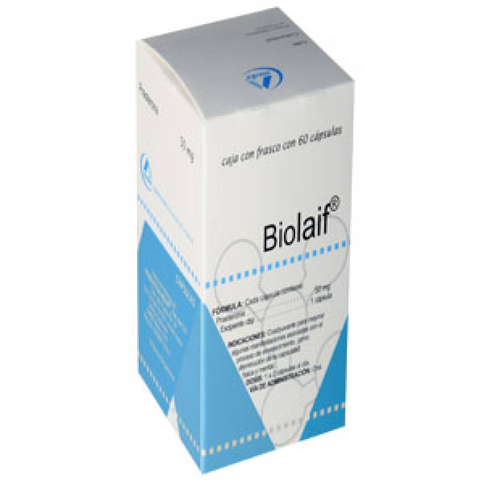 Biolaif 50 mg caja 60 capsulas - Sears