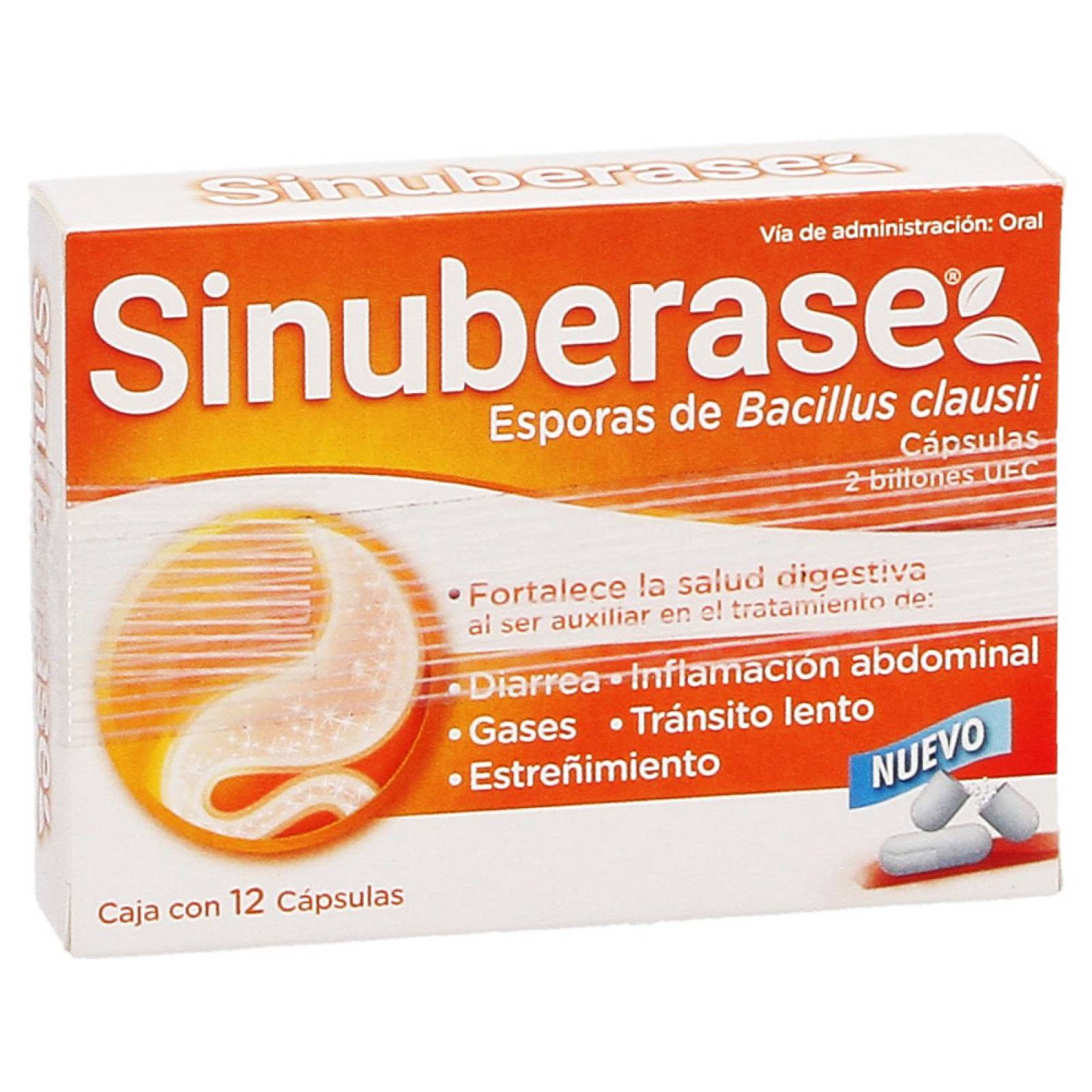 SINUBERASE CAJA 12 CAPSULAS