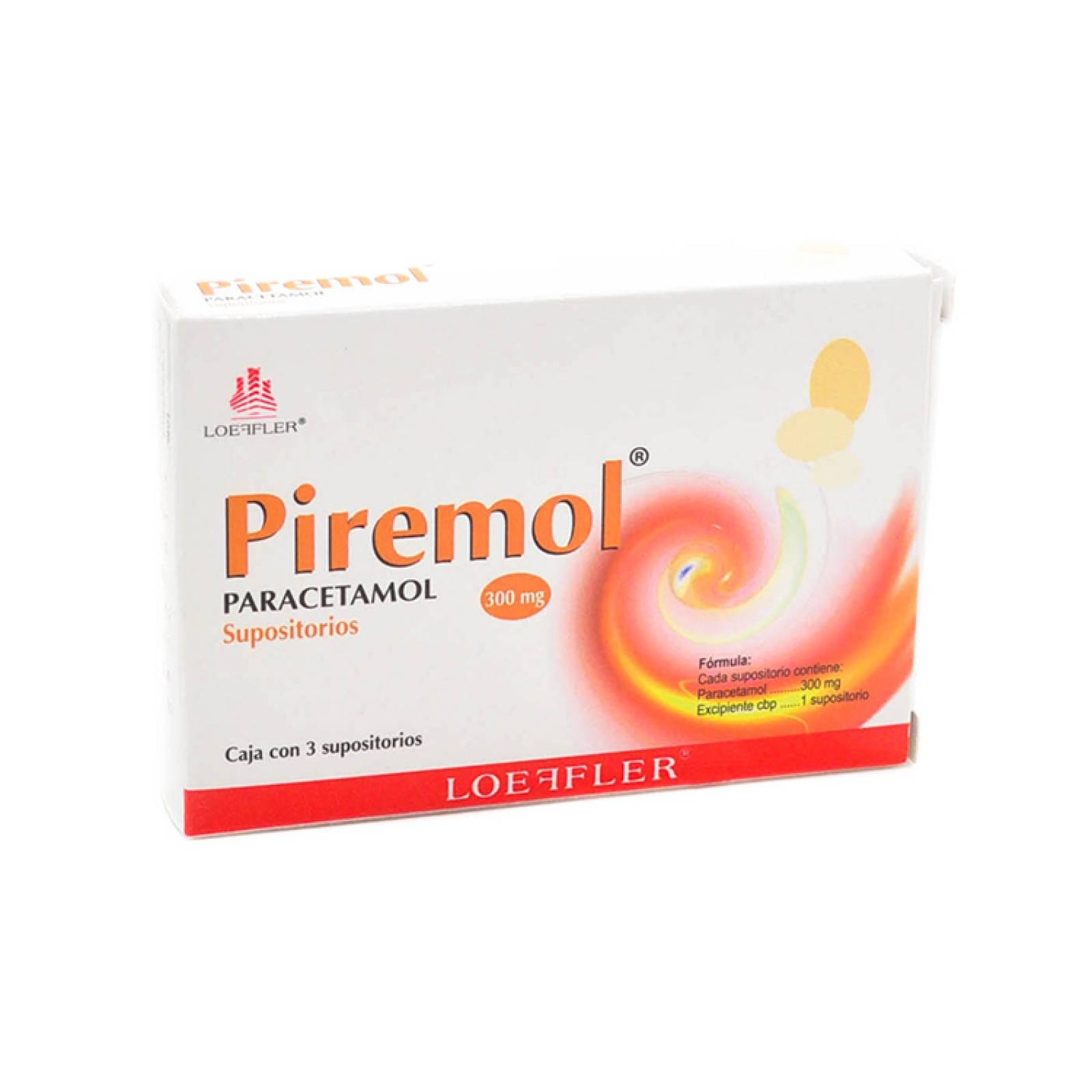 PIREMOL 300MG SUPS C3