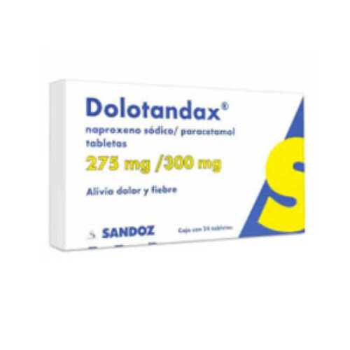 DOLO TANDAX 275/300 MG CAJA 24 TABLETAS