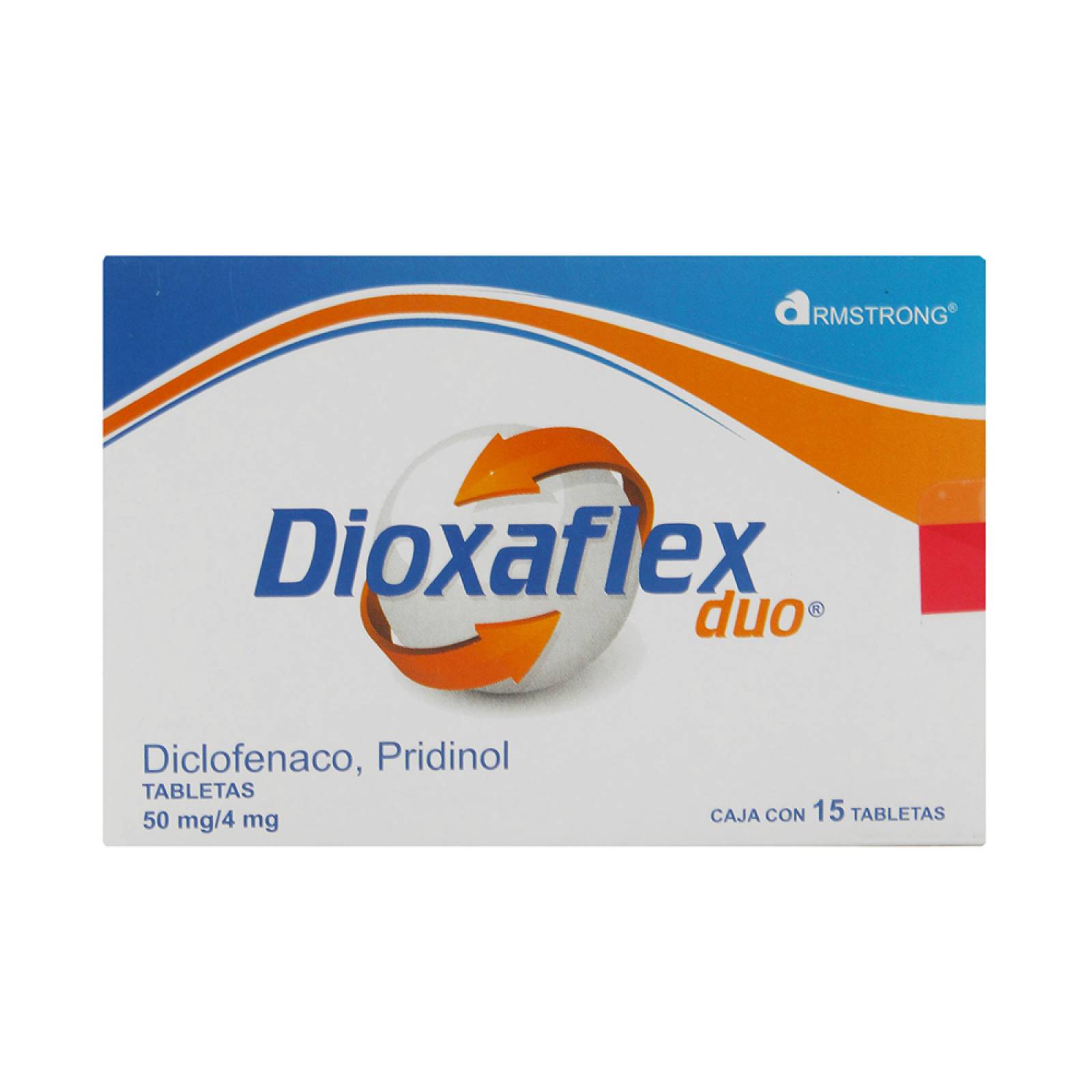 DIOXAFLEX DUO 50/4MG CAJA CON 15 TABLETAS