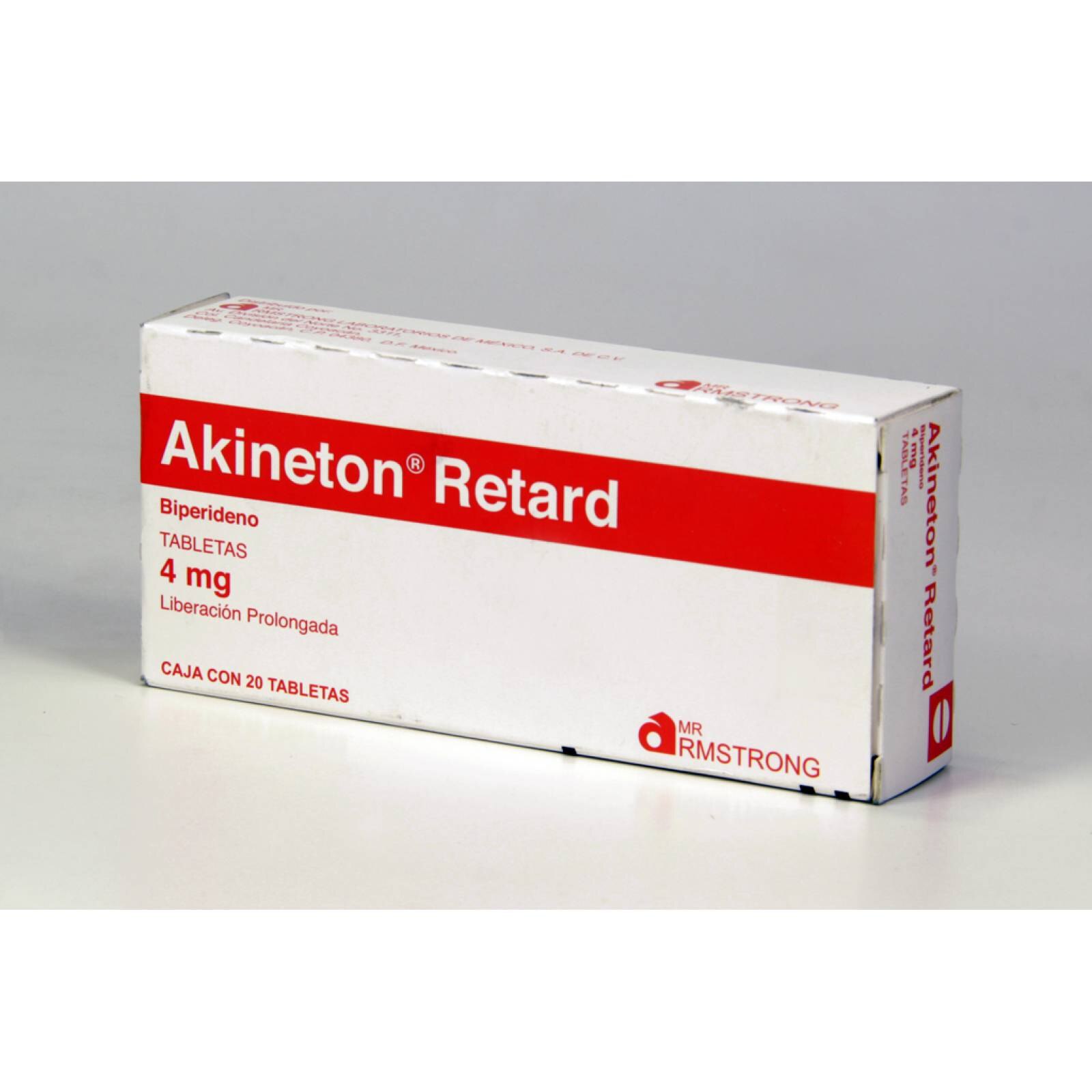Akineton retard 20 tabletas 4mg - Sears