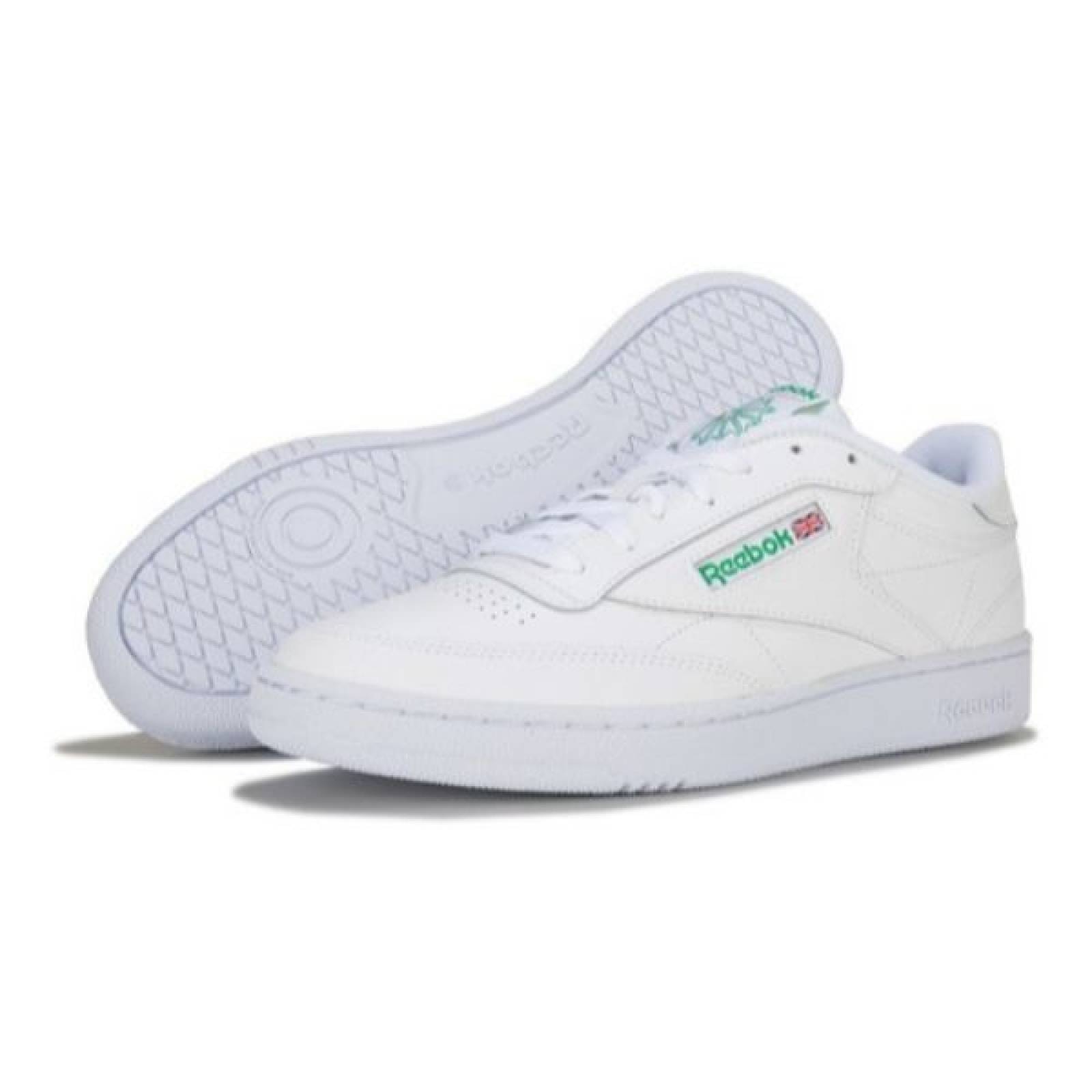 Tenis reebok ar0456 club c 85 blanco/verde - Sears