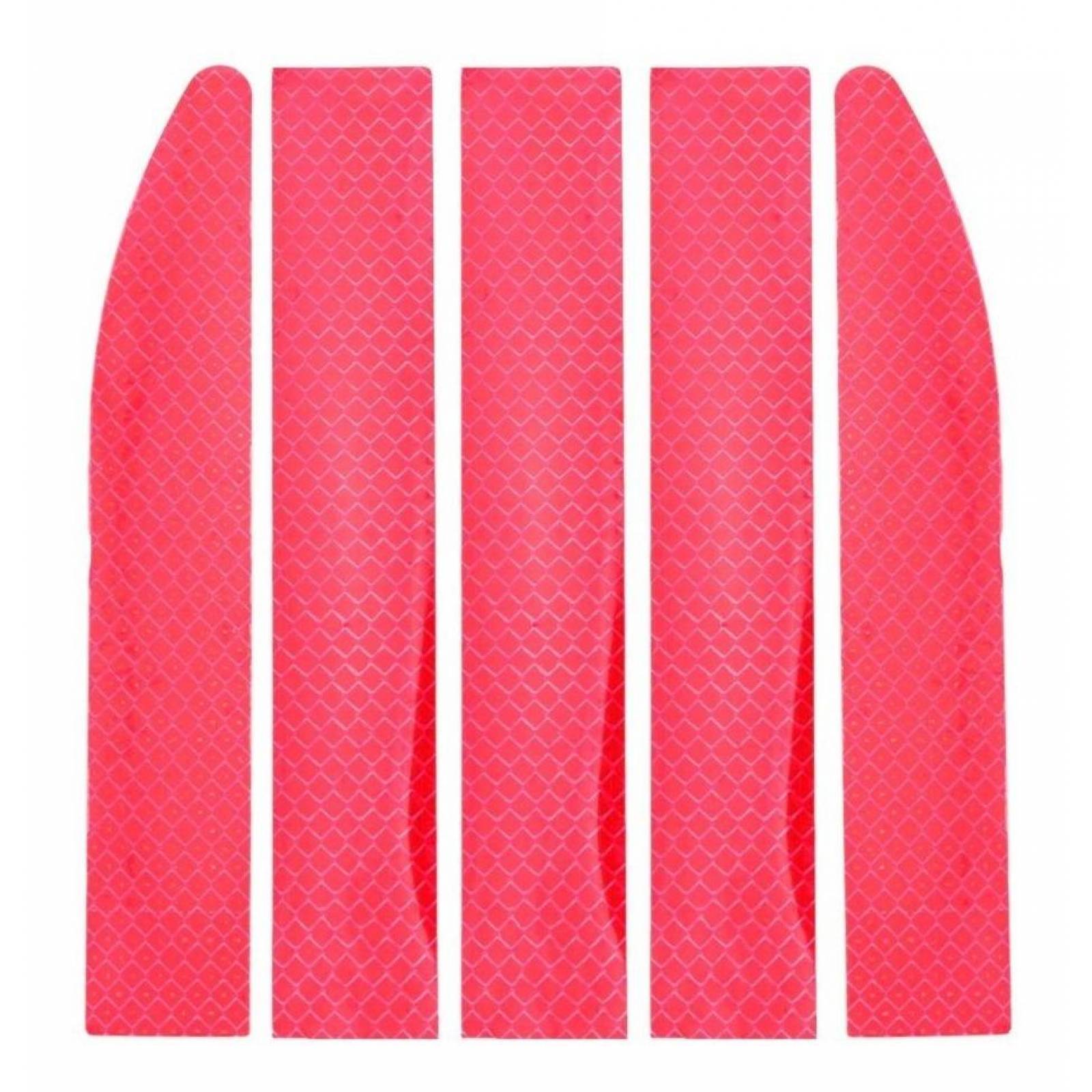 Calcomania Reflejante De Seguridad Para Auto A-085 Rojo