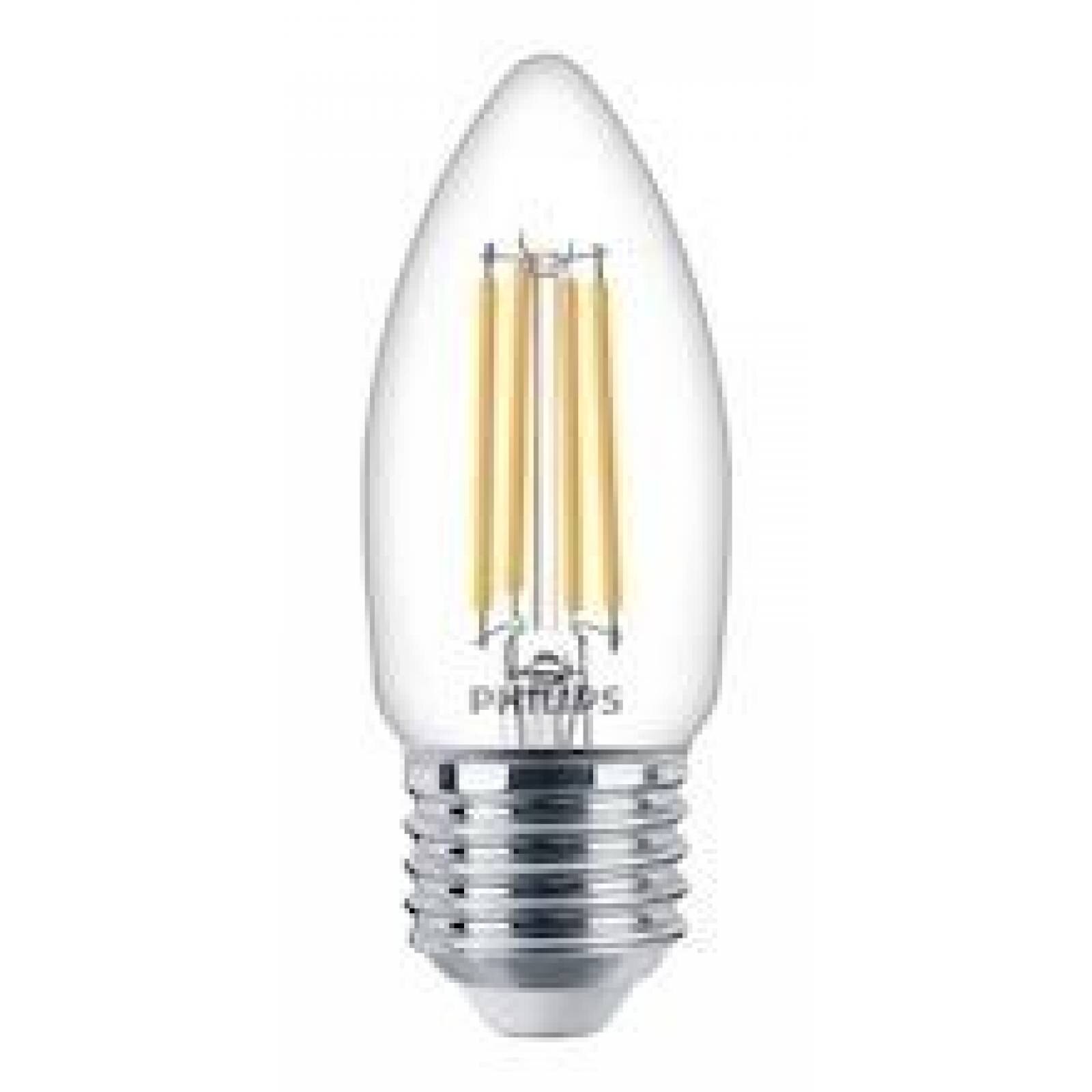 Foco Led Filamento 4.5w 500 Lúmenes Luz Cálida Amarilla 3pzs