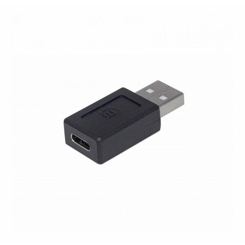 Adaptador Manhattan Usb Tipo C V2.0 Am-ch Negro 354653