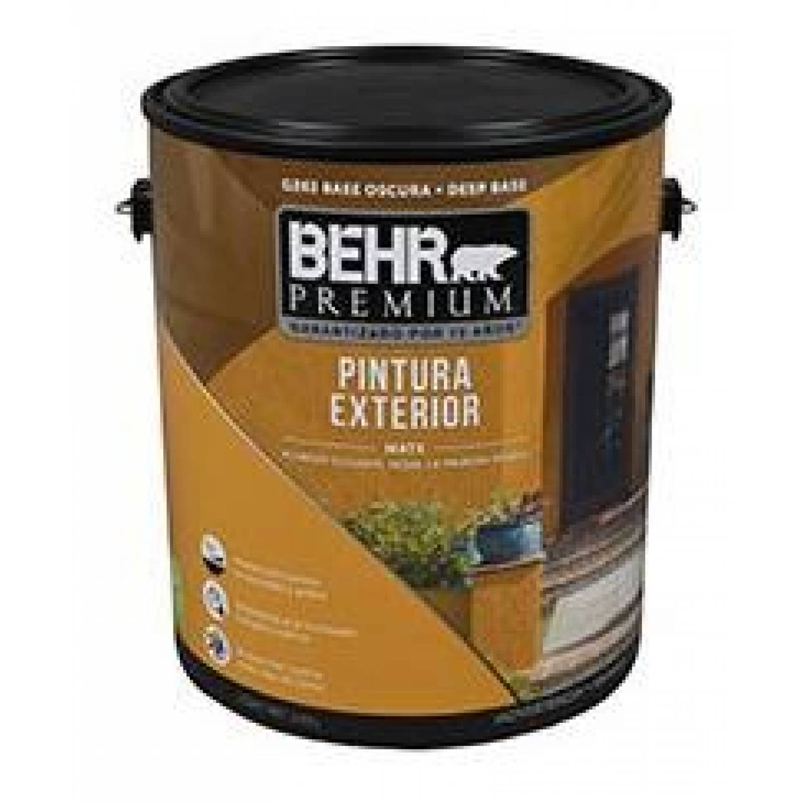 Pintura Base Oscura Exterior Behr Premium 3.43 L Mate