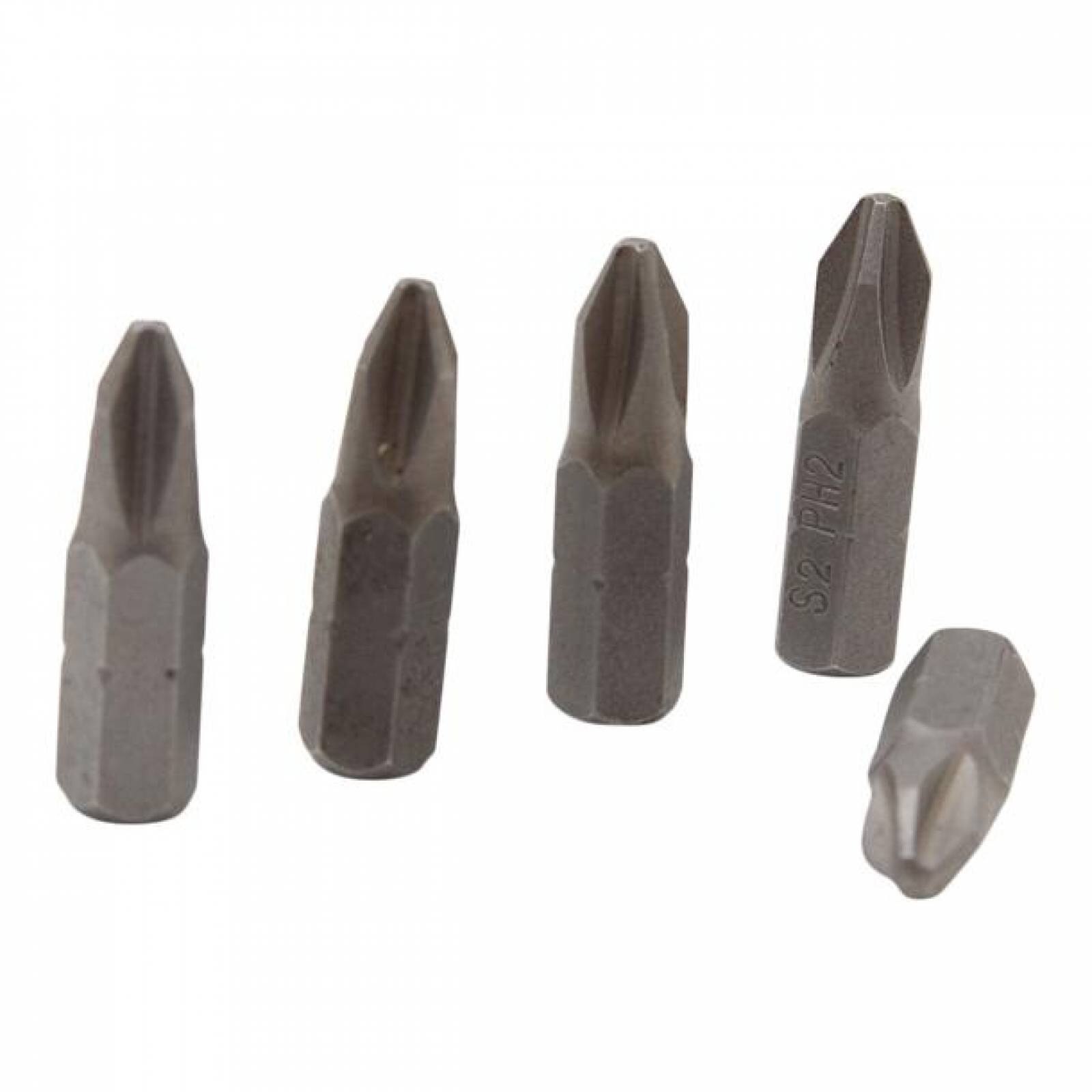 Puntas Desarmador 2, Largo 1, 5 Pzas Truper