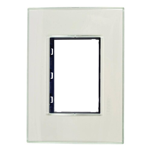 Placa Rectangular Living Light 3 Módulos
