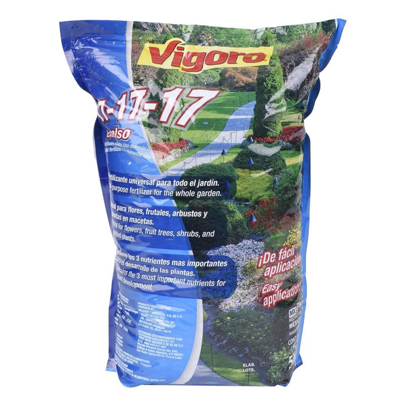 Alimento Fertili 17-17-17 De 5 Kg Blanco Vigoro