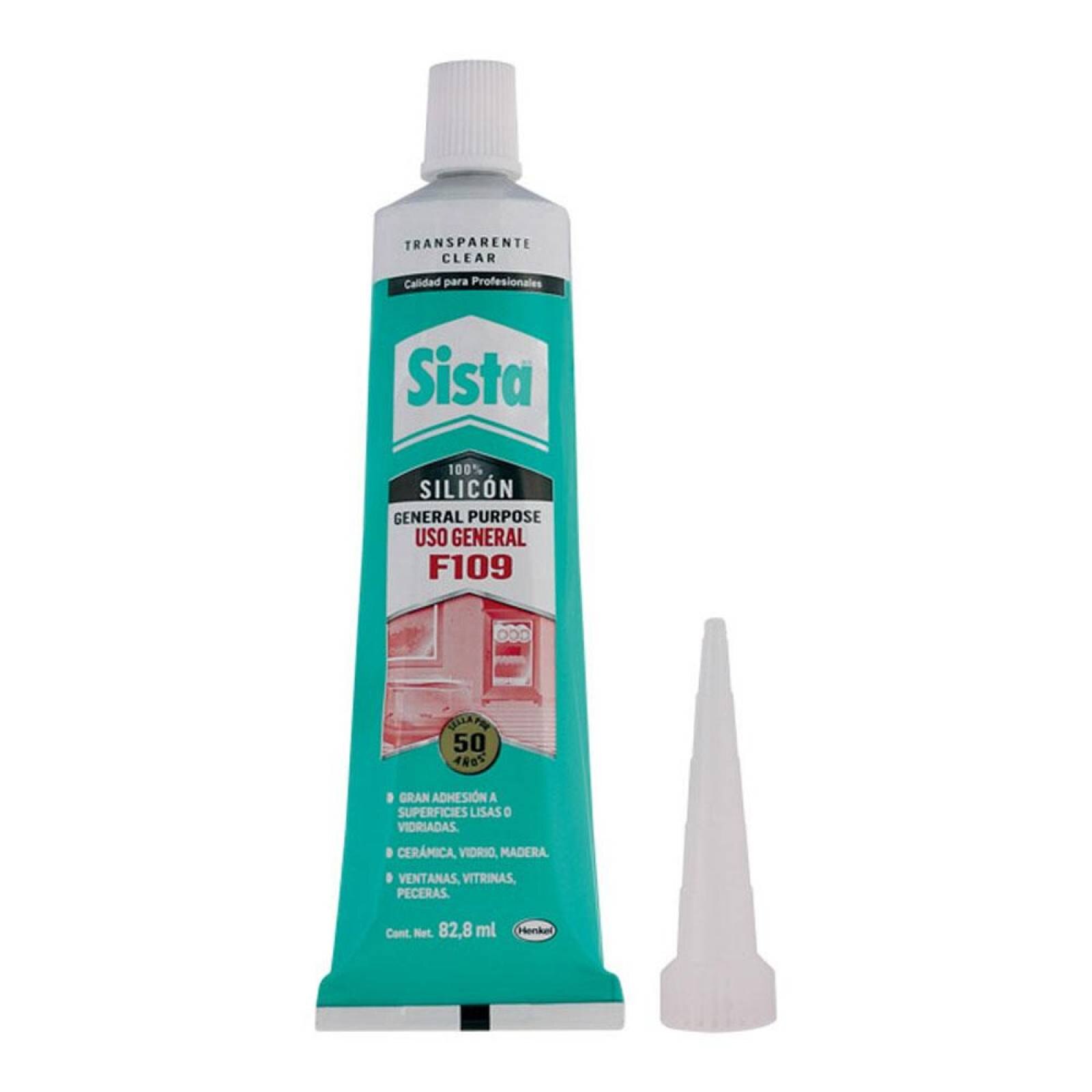 Sista Silicón Uso General Transparente 82.8 Ml