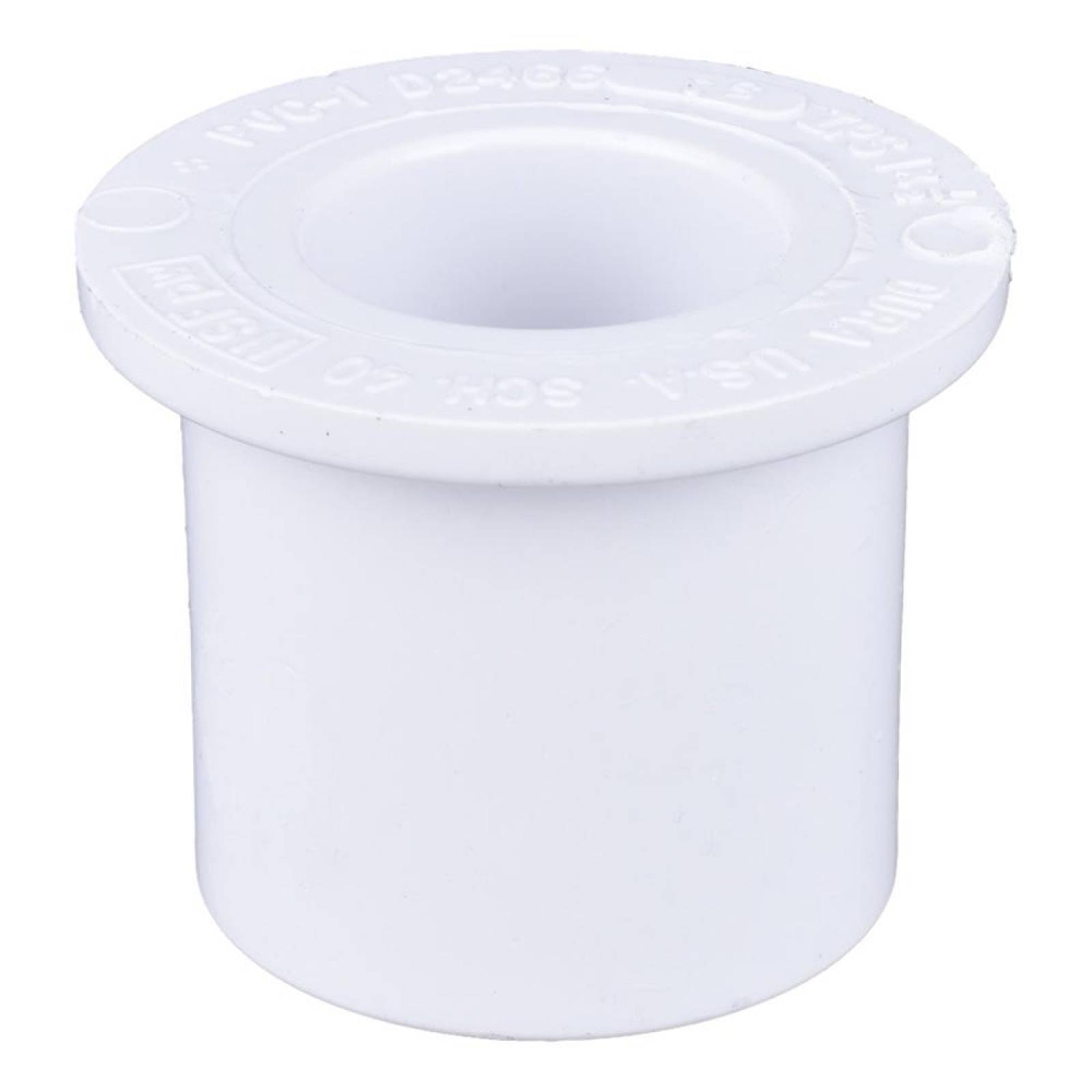 Reductor De Pvc 1 X 1/2 Pulgada Blanco Dura