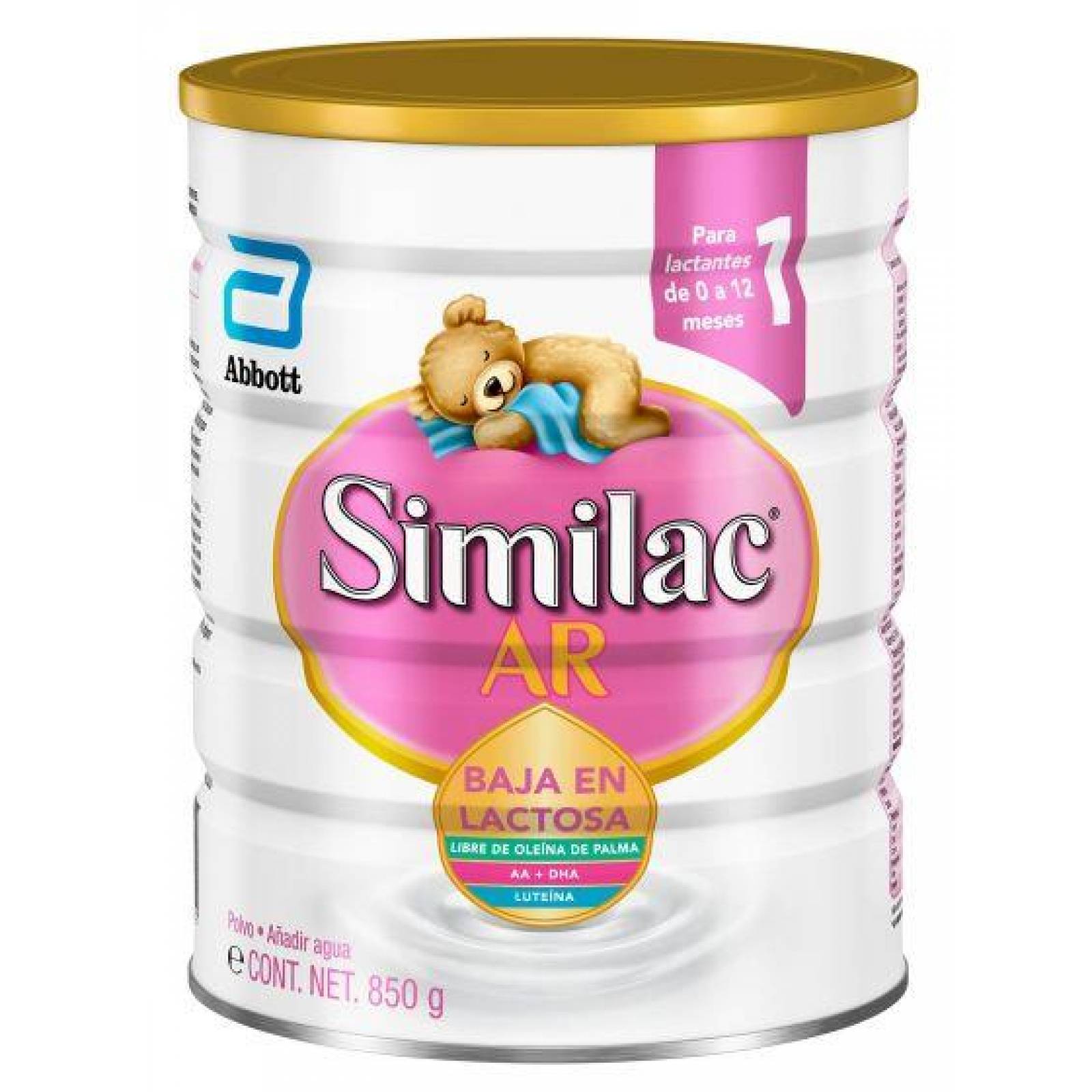Formula Similac Antireflujo bajo en Lactosa 850 gr
