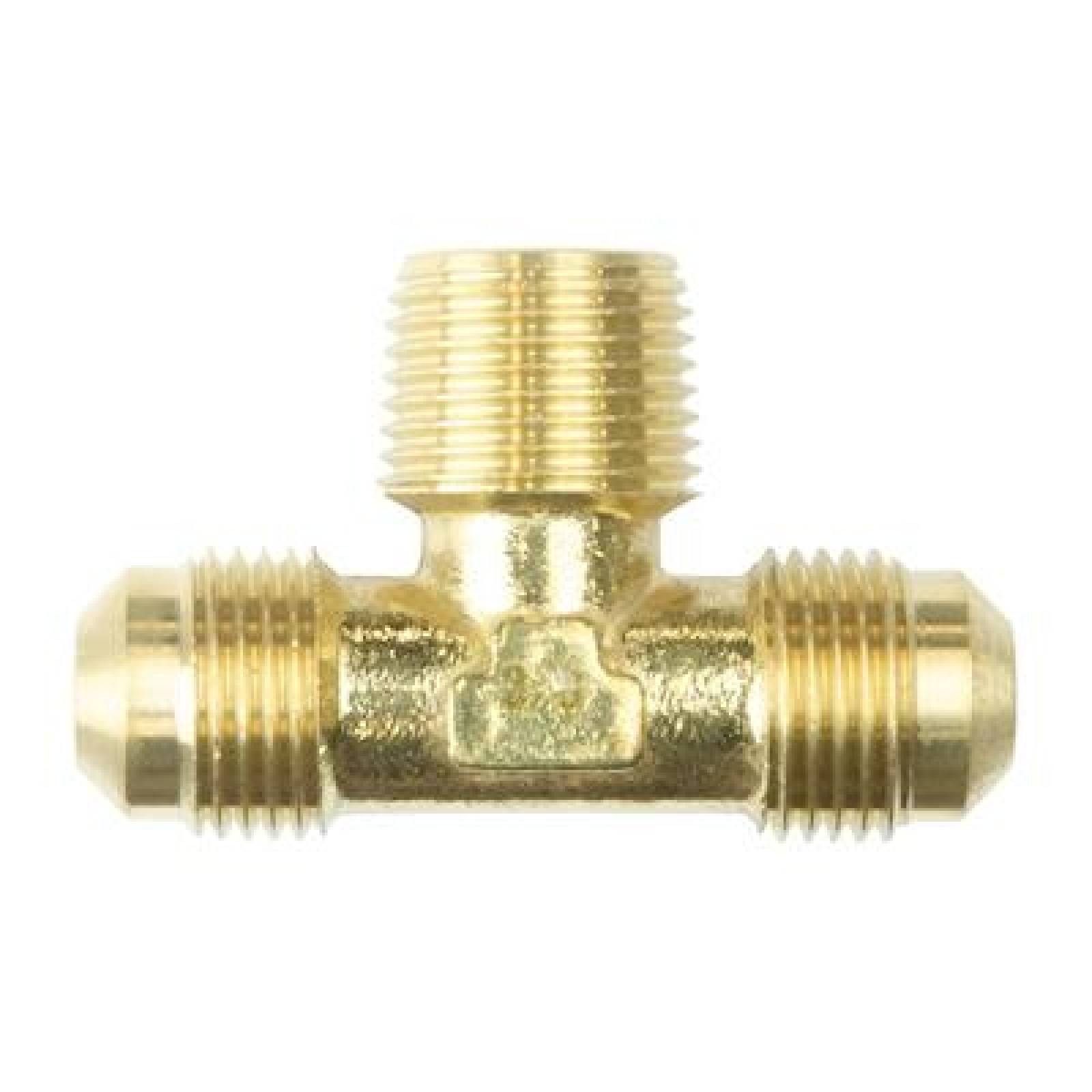 TEE TERMINAL 5/16 X 5/16 X 3/8 DE PULGADA DORADO COFLEX
