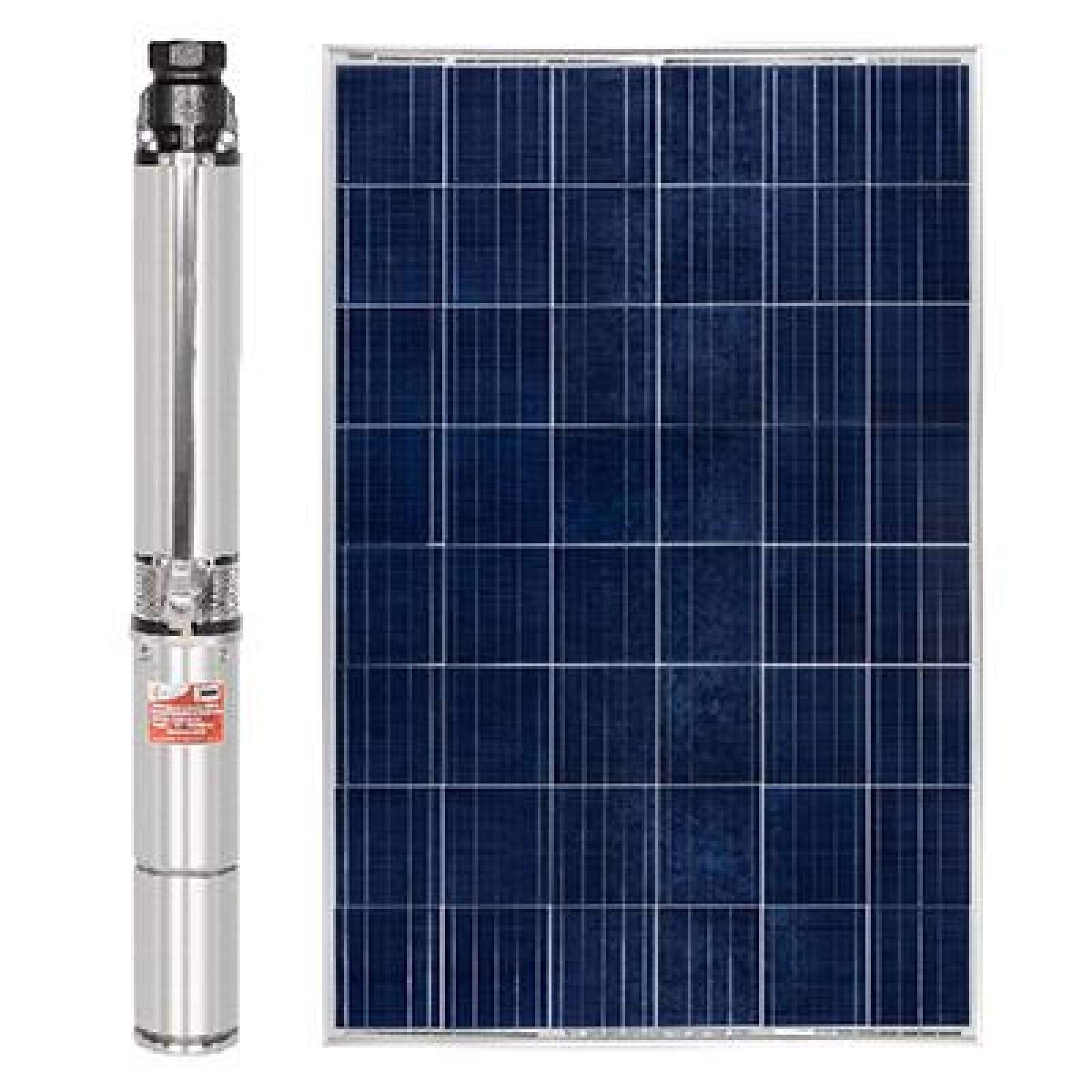 BOMBA SUMERGIBLE SOLAR TIPO BALA 1 HP 65 L/MIN 1-1/4 PULGADA
