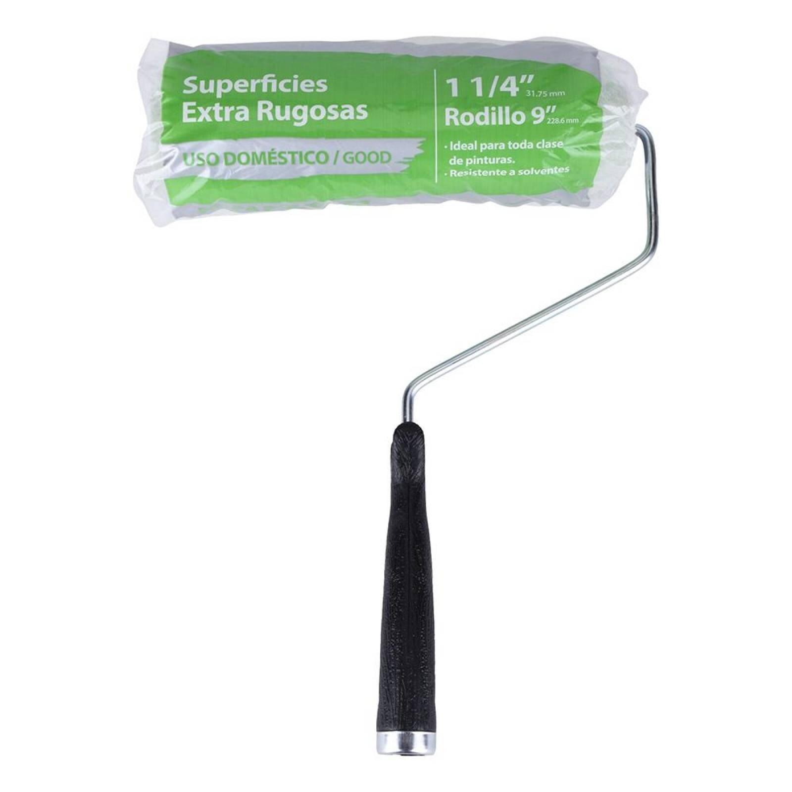 RODILLO DE FELPA PARA SUPERFICIES EXTRA RUGOSAS DE 9 X 1 1/4 DE PULGADA BYP