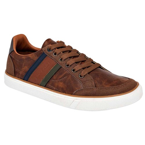 TENIS URBANO NEOSPORT 1543 Color CAMEL para Hombre Tx2