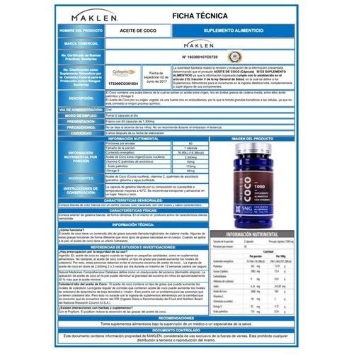 Tratamiento Reductivo Capsulas De Aceite Coco + Redu gel