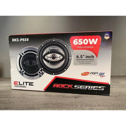 Bocinas Coaxiales Rock Series Rks-p654 240 Watts 6.5 Pulgadas 4 Vías