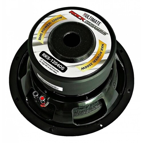 Subwoofer Rock Series RKS-1204OS 2500 Watts 12 Pulgadas 4 + 4 Ohms High ...