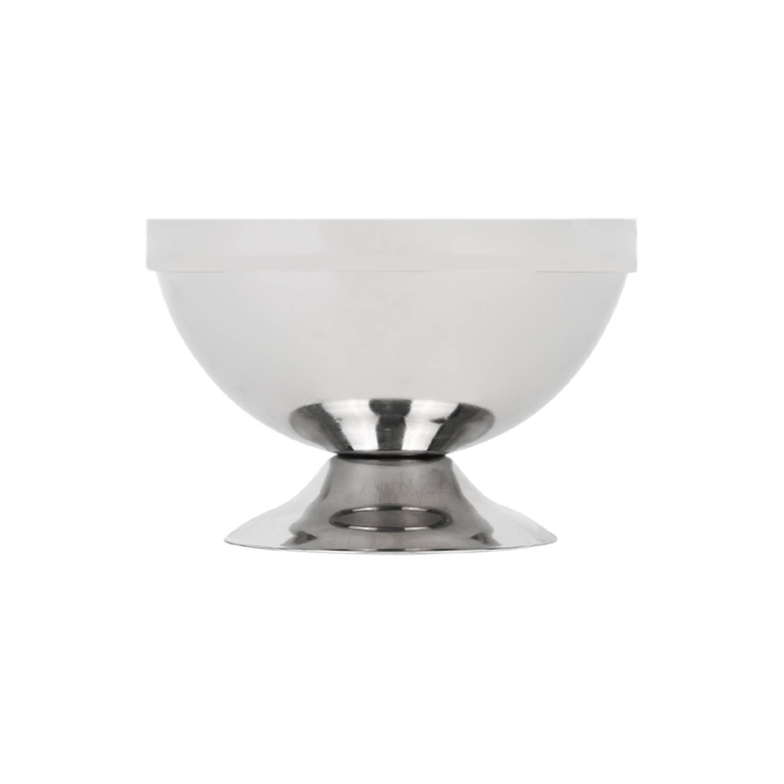 Copa coctelera grande con arillo 12 cm de acero inoxidable
