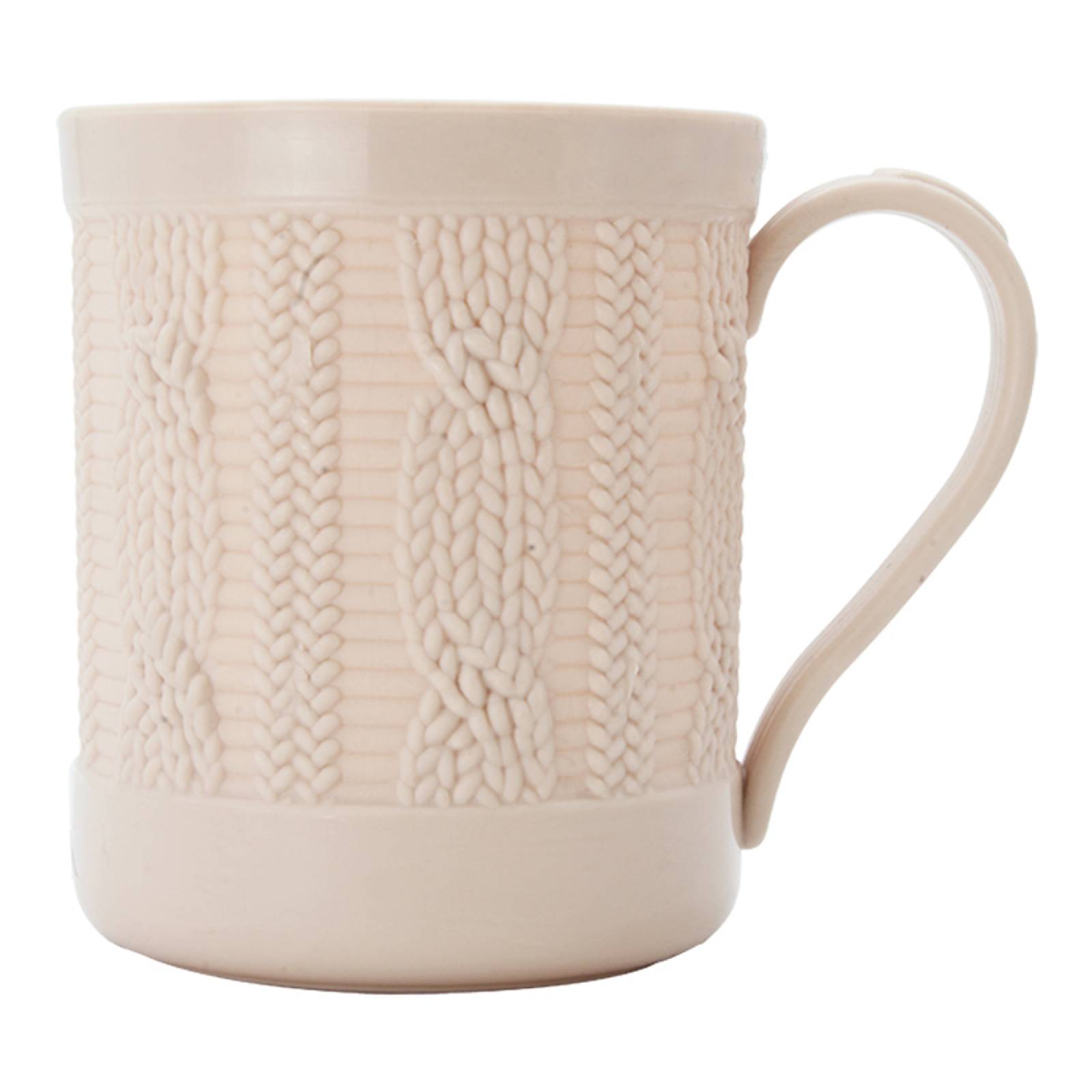 Pocillo labrado 12 cm polietileno Beige Megaplast