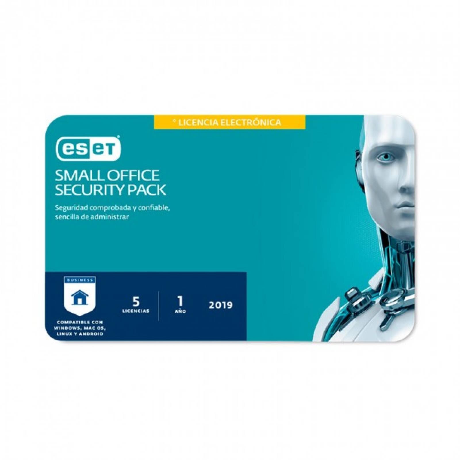 ESET SMALL OFFICE SECURITY PACK 5LIC V2019 1YR (SO519)