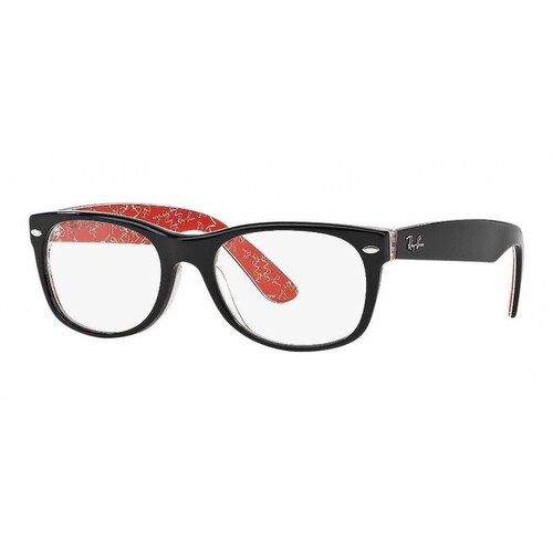 Ray Ban Oftalmico Rb5184 2479 New Wayfarer Negro Rojo
