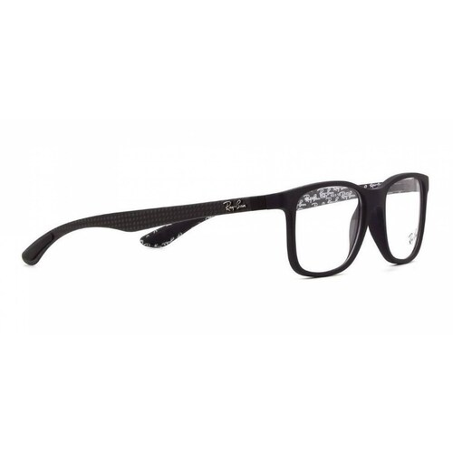 Ray Ban Oftalmico Rb8903 5263 Square Fibra De Carbono Negro