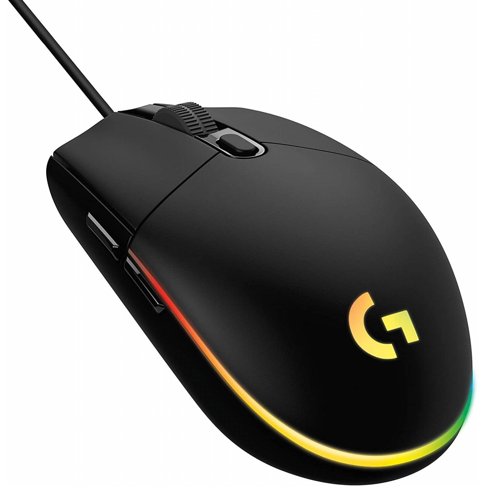 MOUSE GAMER LOGITECH G203 LIGHTSYNC RGB 8,000 DPI USB NEGRO 910005793