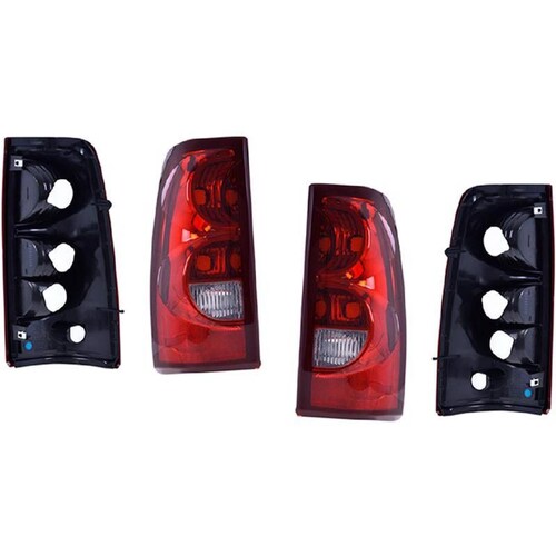 Par De Calaveras - Compatible Con Chevrolet Silverado 2003-2004 - Lado ...
