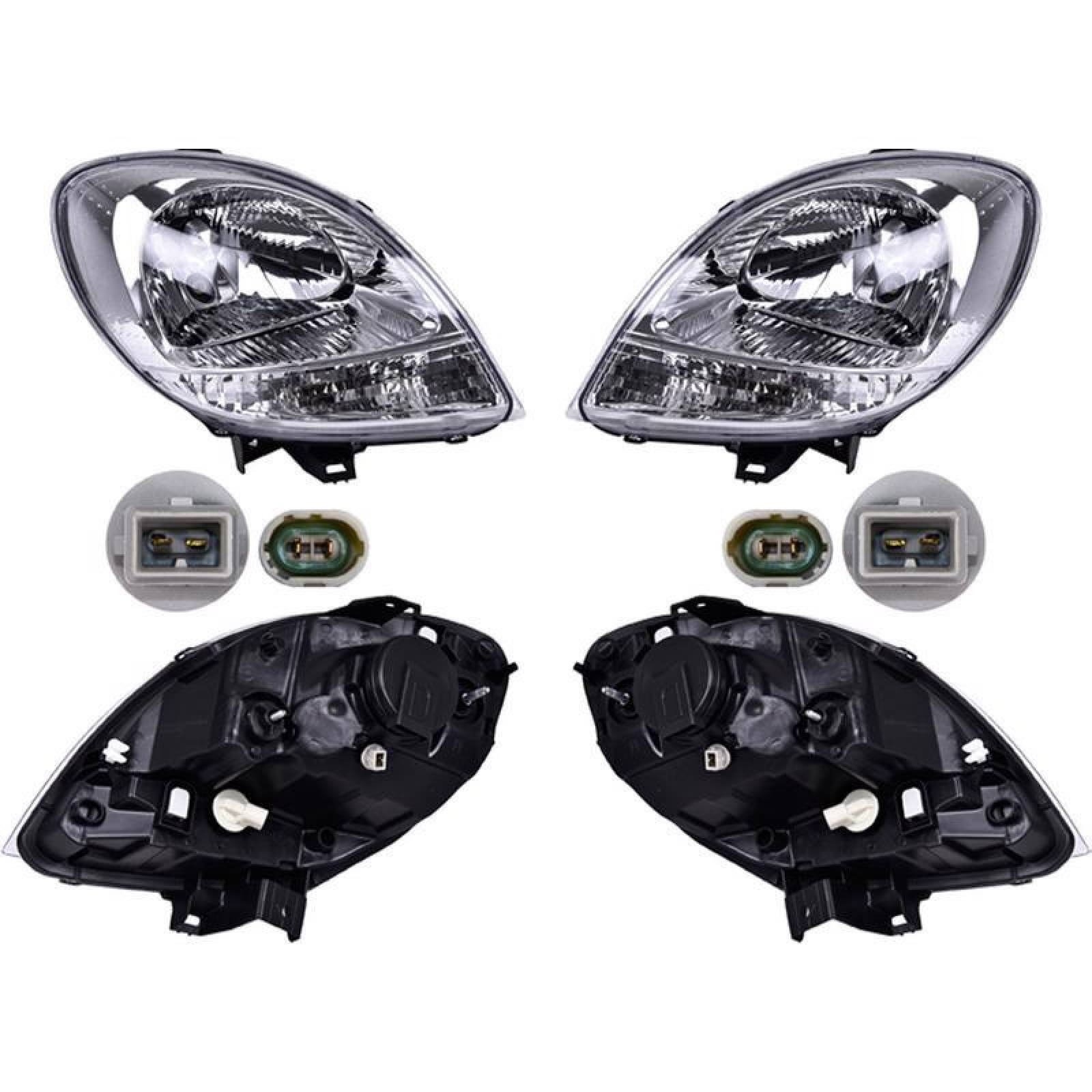 Faros compatible con Renault Kangoo 2009-2017 - Eléctrico con cuarto ...