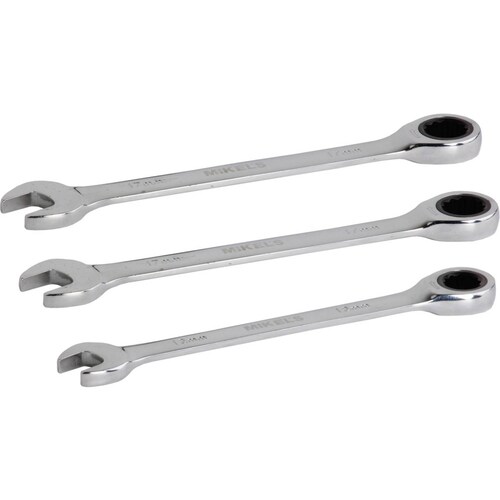 Set de llaves combinadas con matraca 7 pzas