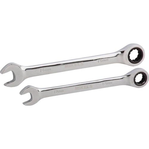 Set de llaves combinadas con matraca 7 pzas