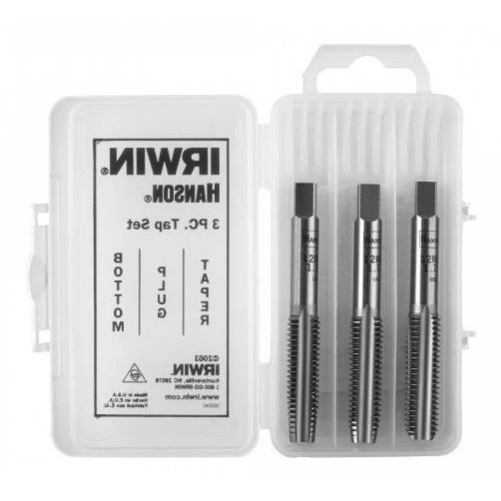 Juego de 3 machuelos aac 1/2 -13 nc irwin 2644