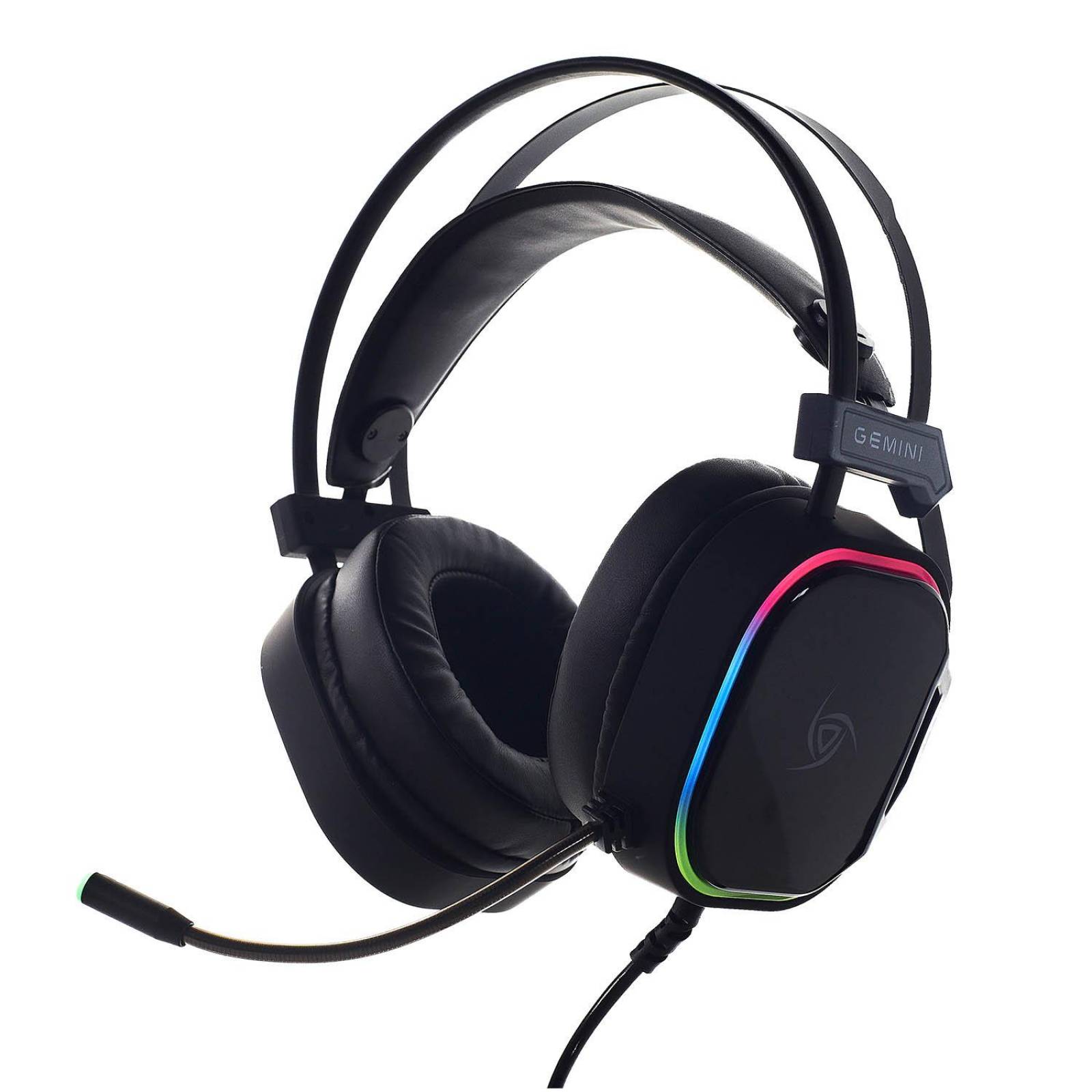 Audifonos Gaming VSG Gemini negro RGB PC móviles consolas 3.5mm usb