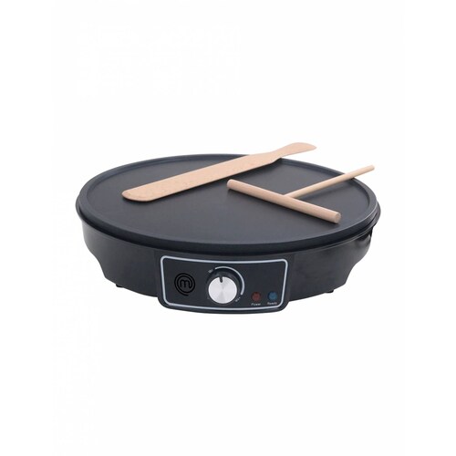 Crepera Eléctrica Masterchef Nonstick + Premium Negro MK-CM-V2