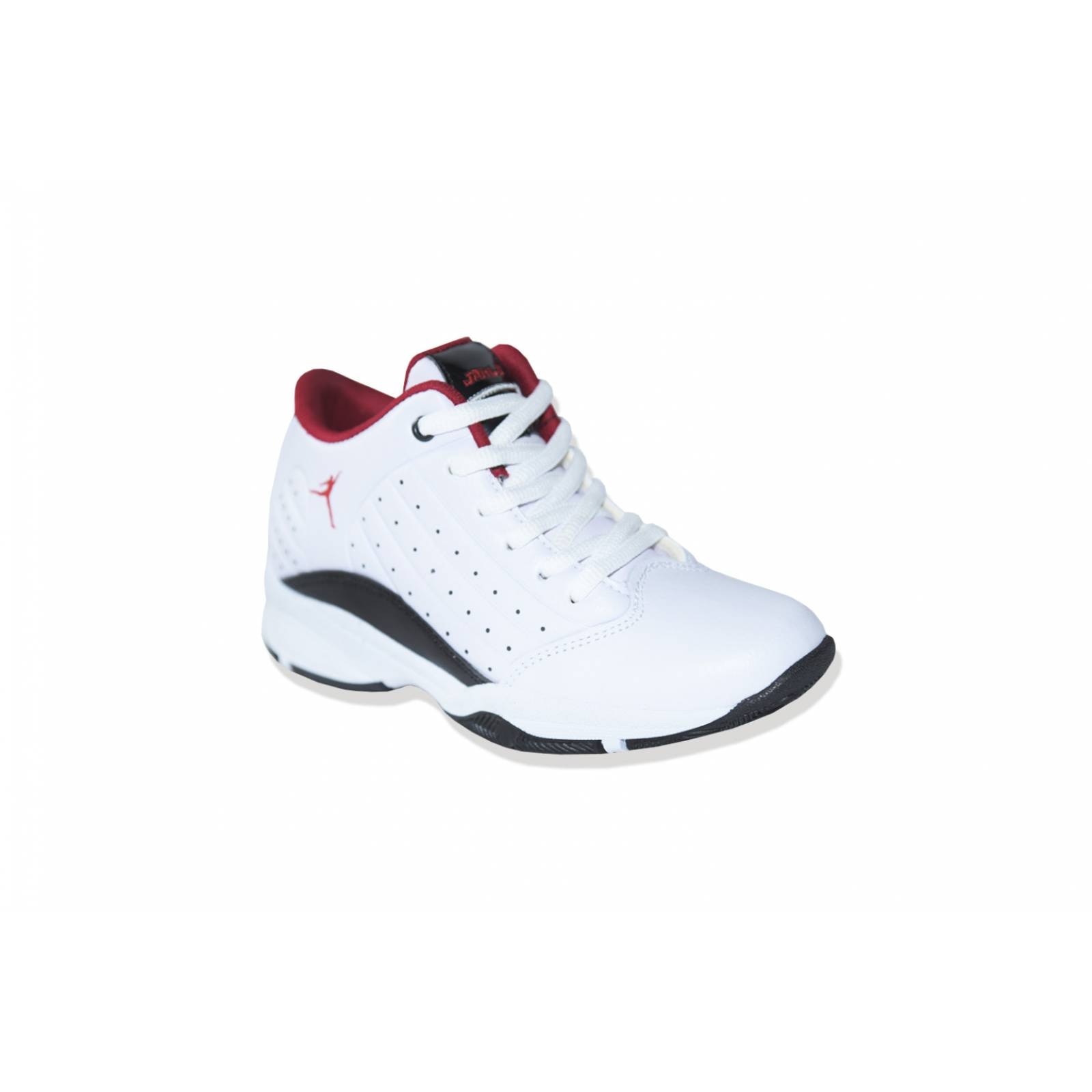 Tenis niño janlo 0587 blanco negro rojo 15/17-