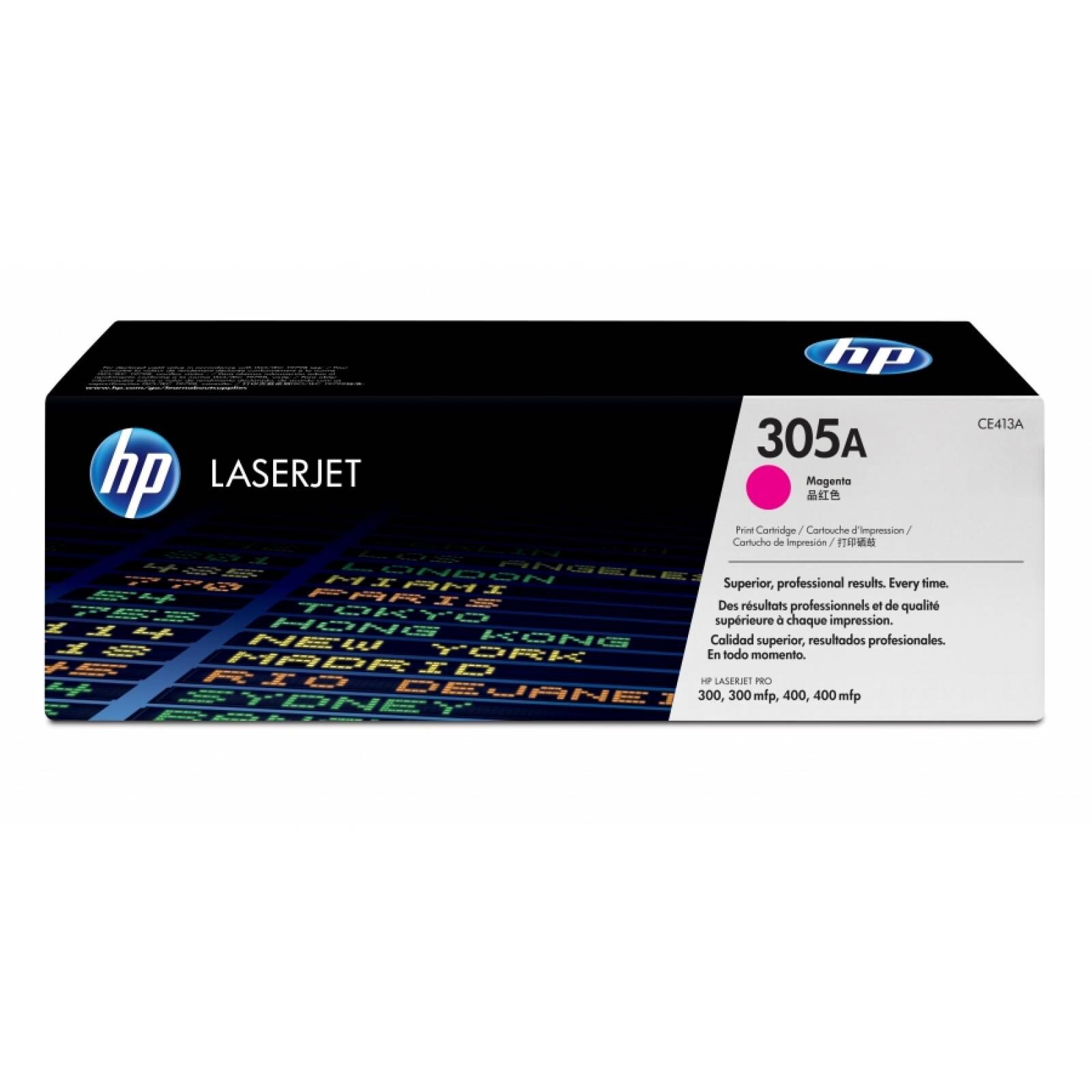 TONER HP MAGENTA 305A PARA LASERJET 300 400 CE413A