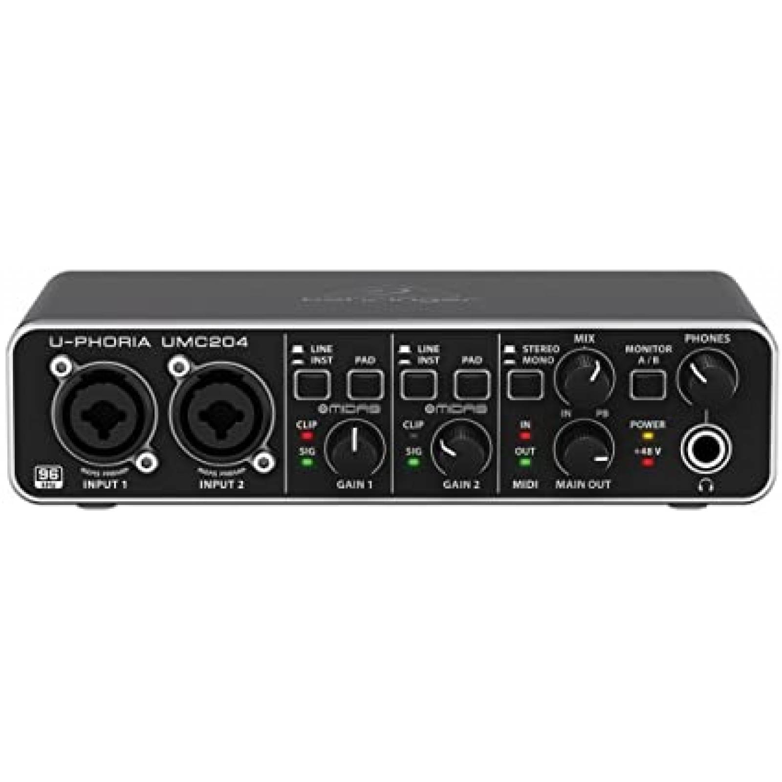 Behringer UMC-204HD Interfase De Audio 2x4