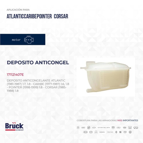 Deposito Anticongelante 171121407E Bruck-Germany