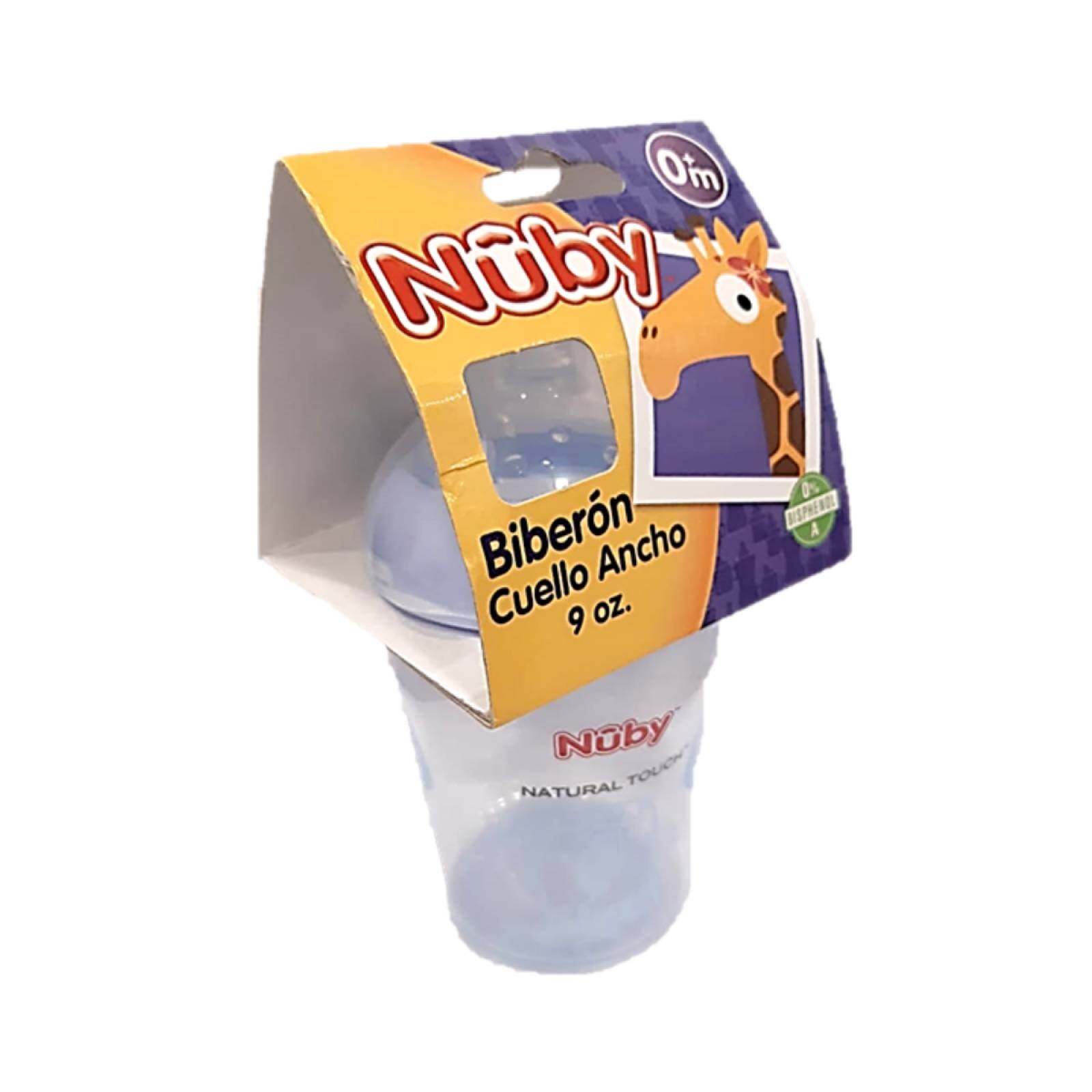 Biberón Nuby Comfort Ancho 9oz Azul