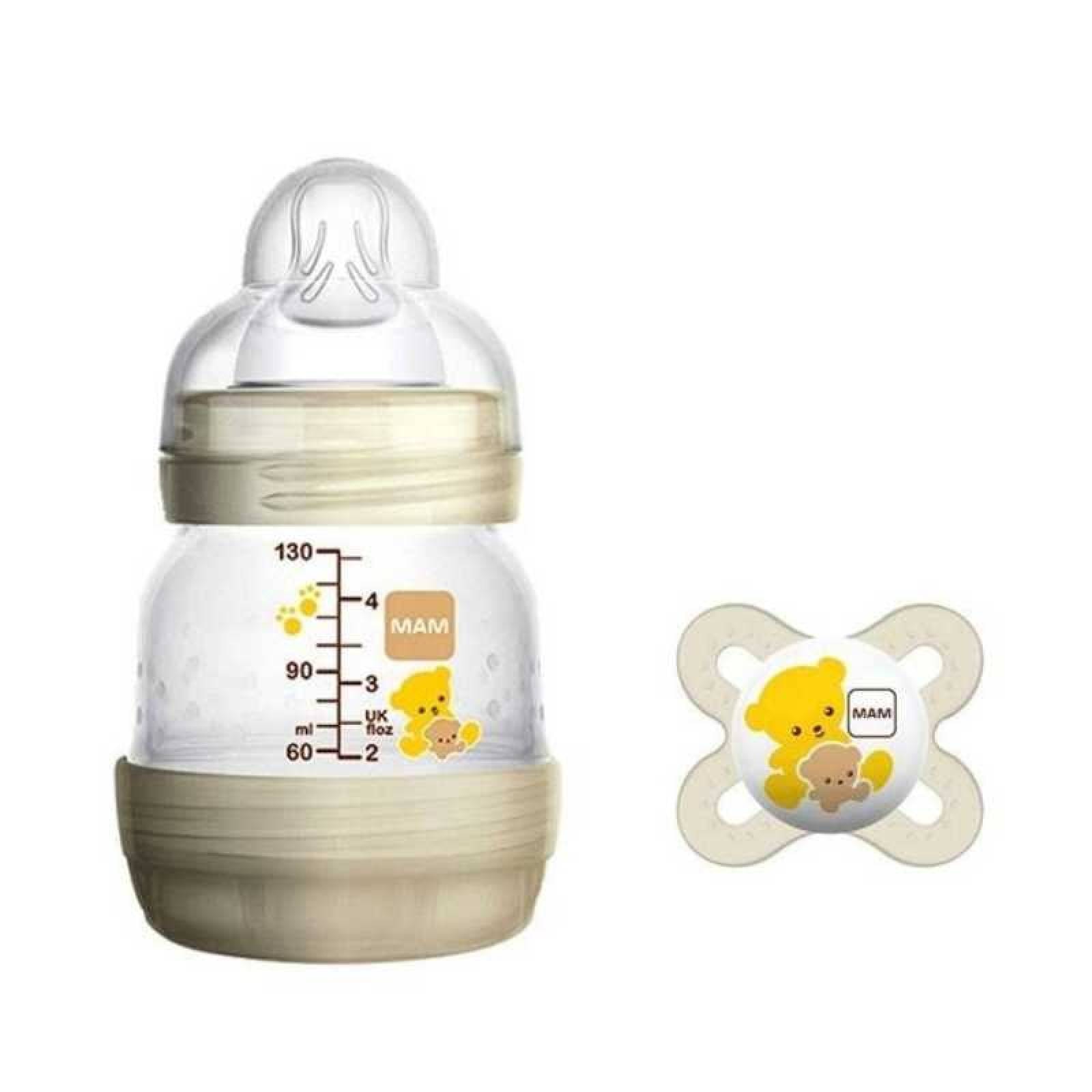 Biberón Mam Baby AC 4oz + Chupón 0m