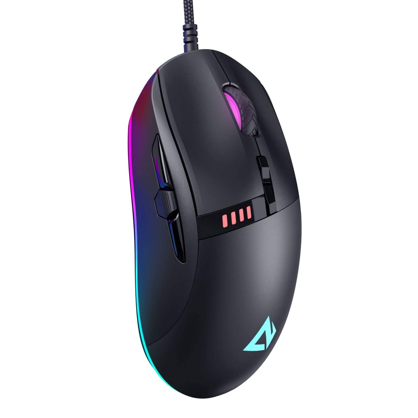 Mouse Gamer Aukey Knight RGB y 8 Botones Programables