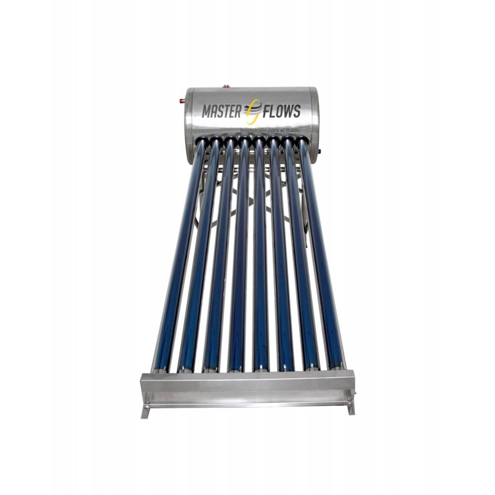 Calentador Solar MasterFlows 8 Tubos 90 Litros Baja Presión CALSOL-8
